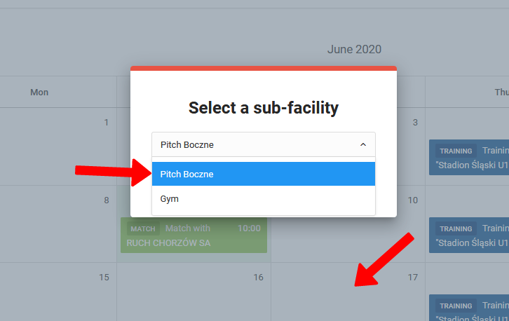 ProTrainUp - Adding a reservation